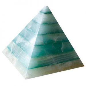 CT-Energy Pyramid Lamp-Green - Natural Healing Stone
